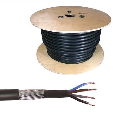 Type 6944X 4 Core SWA Cable BS5467 XLPE Galvanized Mild Steel Wires