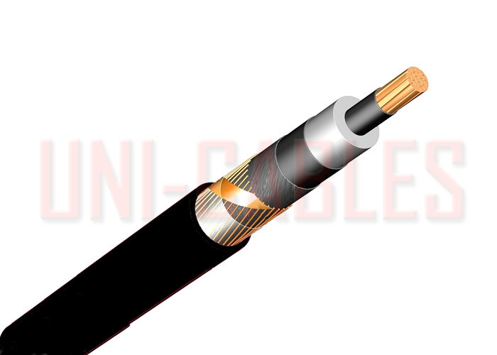 Class 2 Black 18 30 KV Medium Voltage Cable XLPE CWA In Ground Water