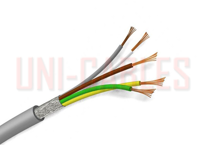 DIN VDE 0812 Flexible Control Cable Overall Diameter LiYCY PVC Copper Braid