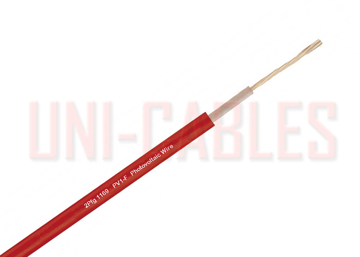 PV1-F 0.9 / 1.8KV 2mm Solar Power Cables , HEPR Single Core DC ...